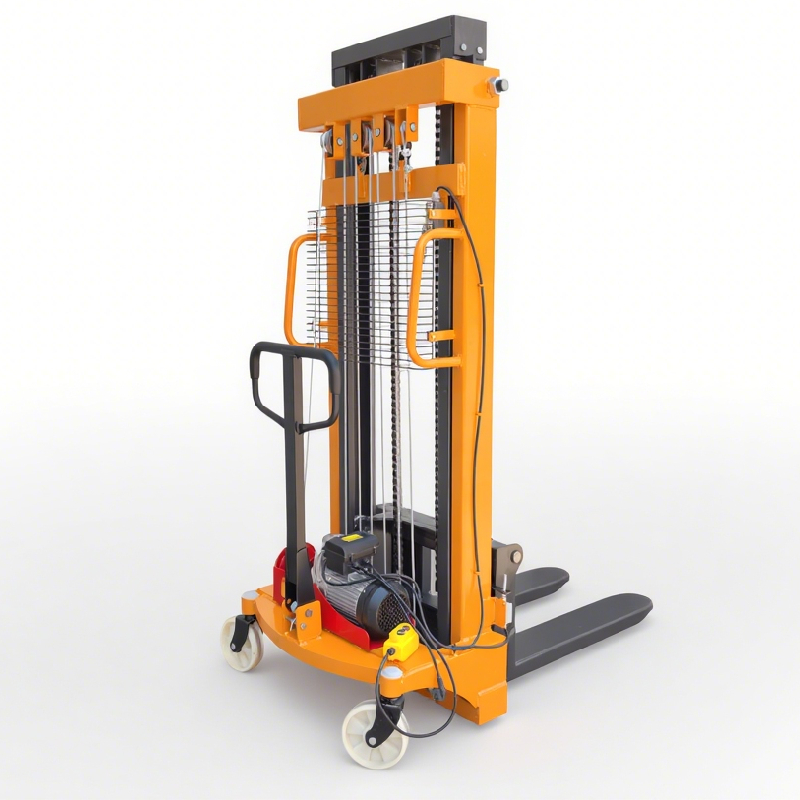 Semi-Electric Wire Rope Stacker: 1-2 Ton Load Capacity Options, 1.6-2 ...